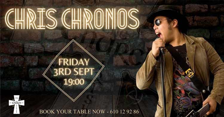 Chris Chronos LIVE @ The Church - Albir Life Gig Guide